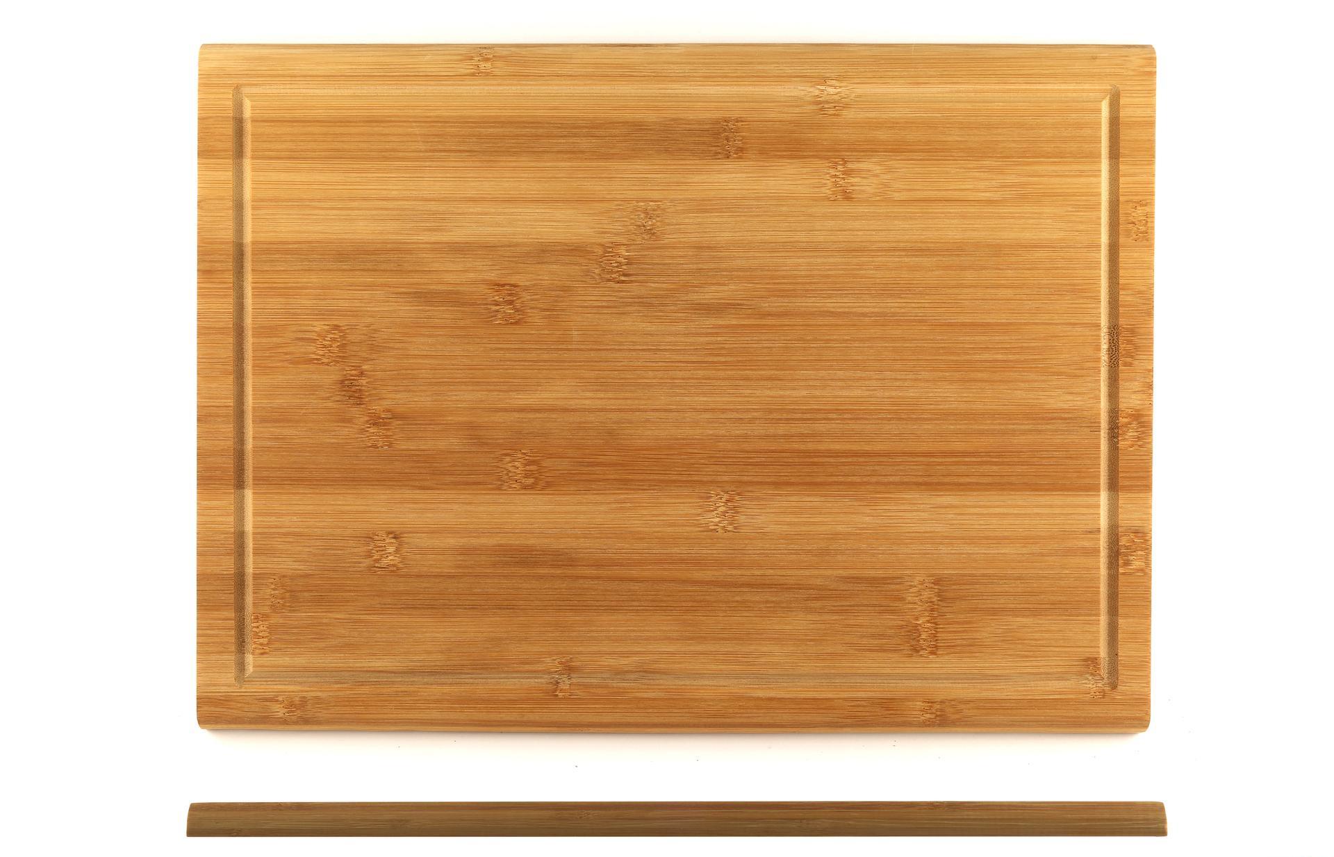 BAMBOO-TAGLIERE BAMBOO RETTANGOLARE CM 44X32XH.1,6 CON SCANALATURA ...